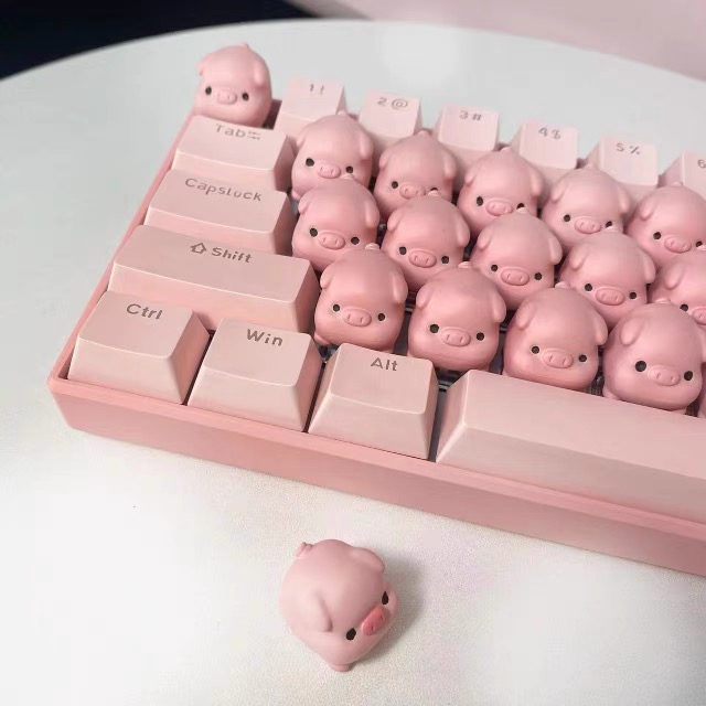 Customized three-dimensional creativity of Pig keyboard – ppap