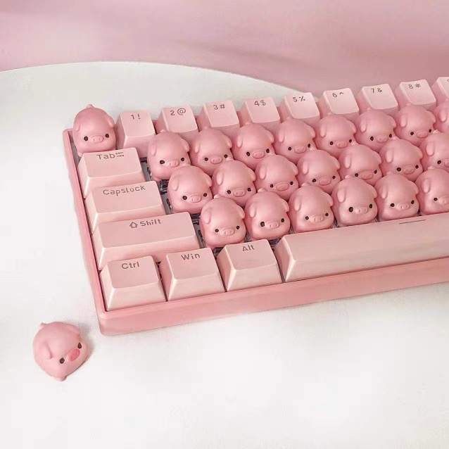 Customized three-dimensional creativity of Pig keyboard – ppap